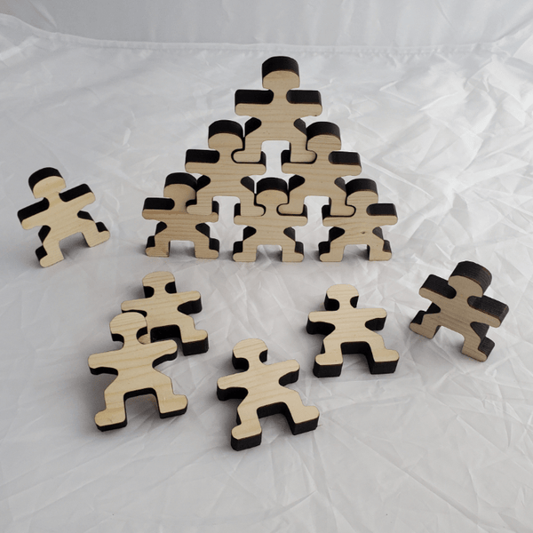 Wooden Friends Stacking Pieces Set | Toy Maker of Lunenburg